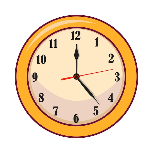 Premium Vector | Illustration of clock Premium Vector | Illustration of clock