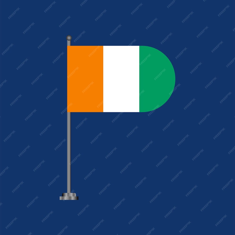 Premium Vector Illustration Of Ivory Coast Flag Template