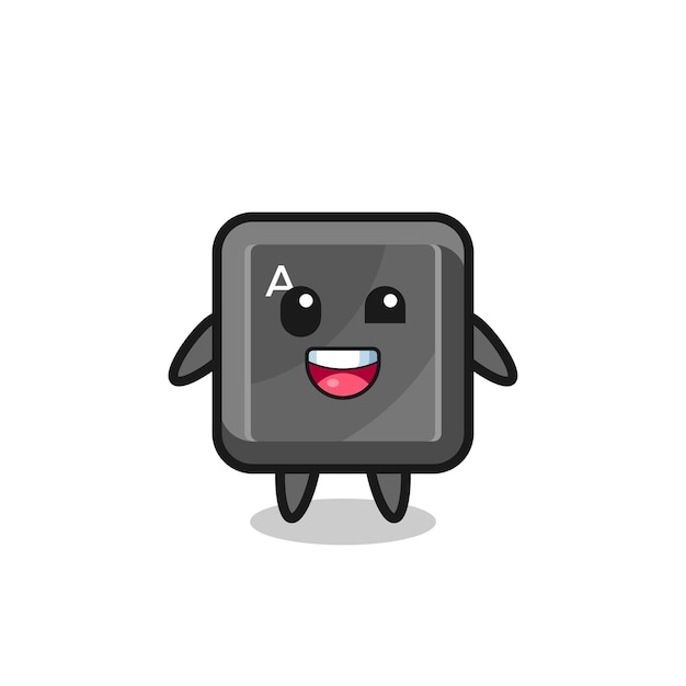 Premium Vector Illustration Of An Keyboard Button Character With