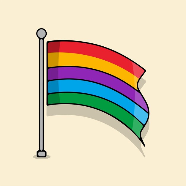 Premium Vector Illustration Pride Lgbt Flag Icon 7