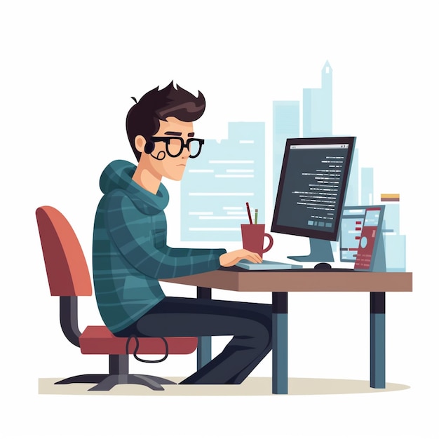 Page 3 | Programmer Cartoon Images - Free Download on Freepik