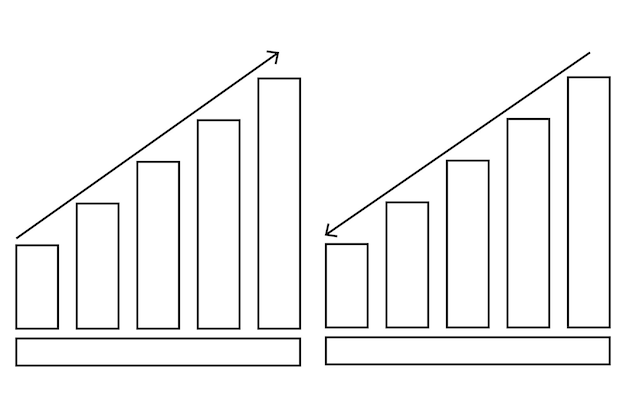 Bar chart outline Vectors & Illustrations for Free Download | Freepik