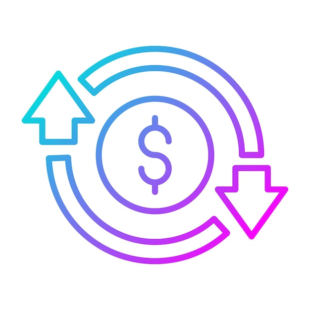 Premium Vector | Increase and Decrease in Rate Vector Illustration Style