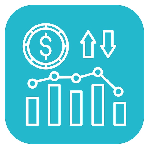 Premium Vector | Increase and decrease in rate vector illustration