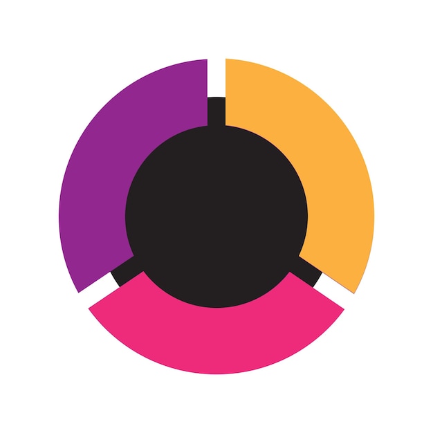 Premium Vector | Infographic Circle Chart Premium Vector | Infographic Circle Chart