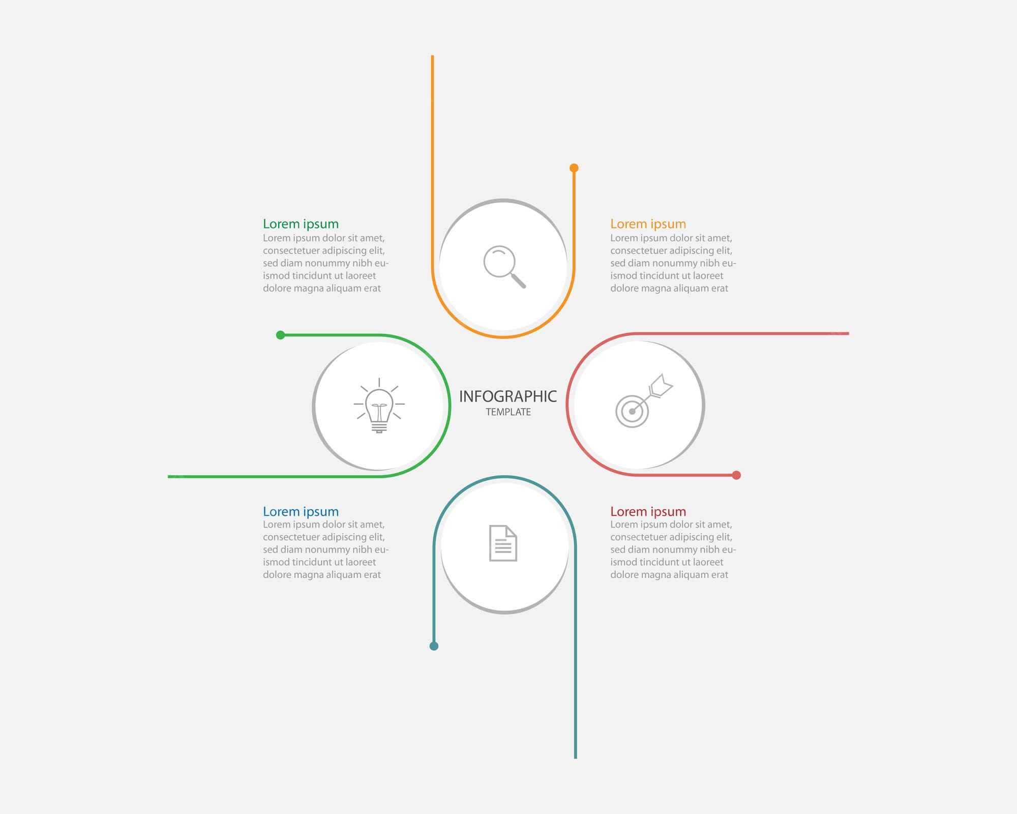 Premium Vector | Infographic template design vector Premium Vector | Infographic template design vector