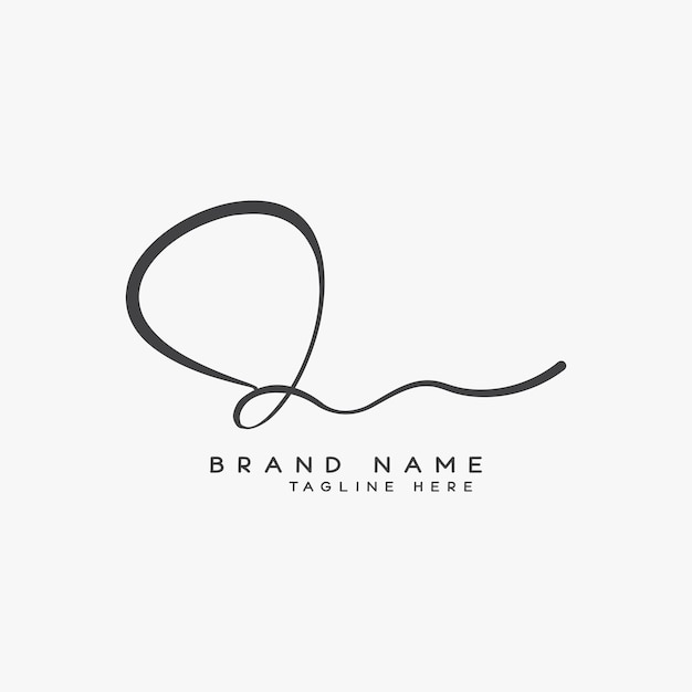 Premium Vector | Initial handwritten q signature logo Premium Vector | Initial handwritten q signature logo