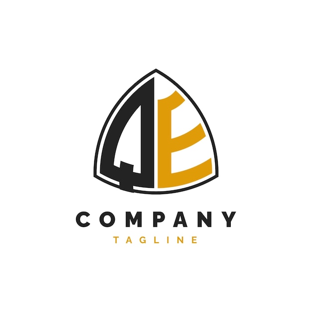 Premium Vector | Initial Letter QE Logo Design Alphabet QE Logo Template Premium Vector | Initial Letter QE Logo Design Alphabet QE Logo Template