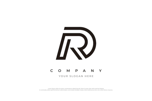 Premium Vector | Initial letter rd logo or dr monogram logo design vector Premium Vector | Initial letter rd logo or dr monogram logo design vector
