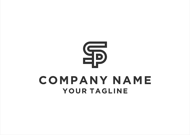 Premium Vector | Initial letter sp logo design vector Premium Vector | Initial letter sp logo design vector