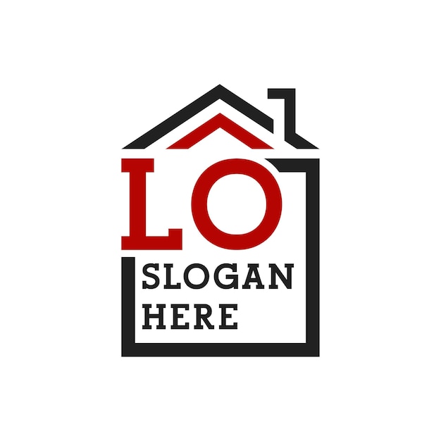 Premium Vector | Initial LO house logo for Roofing Letter LO Real ... Premium Vector | Initial LO house logo for Roofing Letter LO Real ...