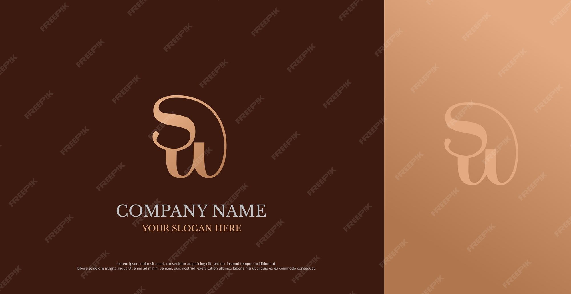 Premium Vector | Initial SW Logo Design Vector Premium Vector | Initial SW Logo Design Vector