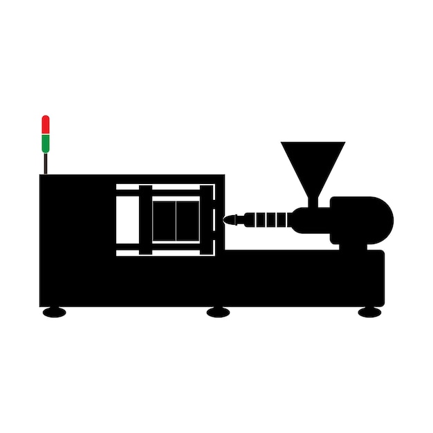 Premium Vector | Injection molding machine icon Premium Vector | Injection molding machine icon