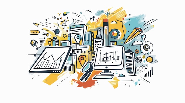 Integrating New Technologies Handdrawn Vector Isolate | Premium AI ... Integrating New Technologies Handdrawn Vector Isolate | Premium AI ...