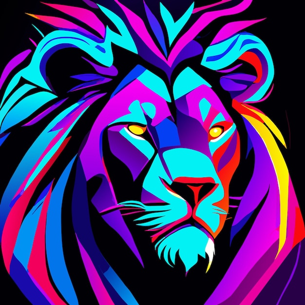 Intense Lion Vector Unveiling Shadows of Strength | Premium AI ... Intense Lion Vector Unveiling Shadows of Strength | Premium AI ...
