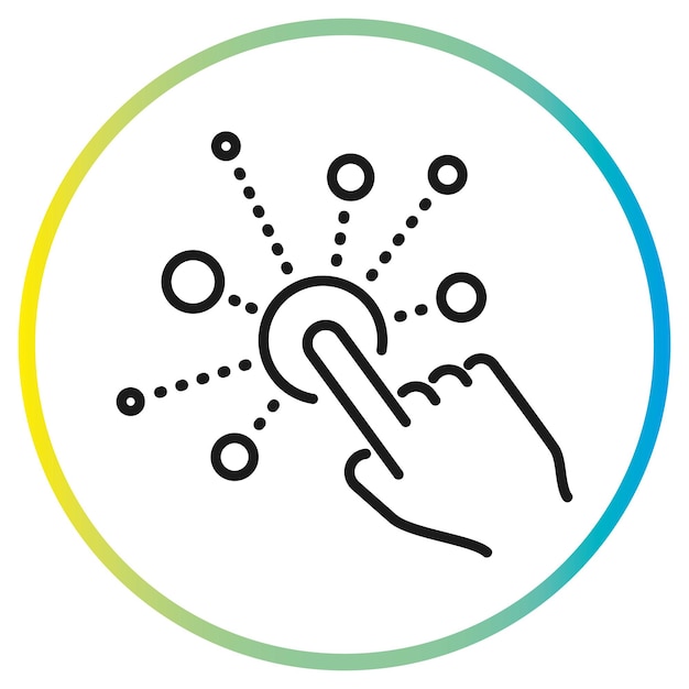Premium Vector | Interaction icon Premium Vector | Interaction icon