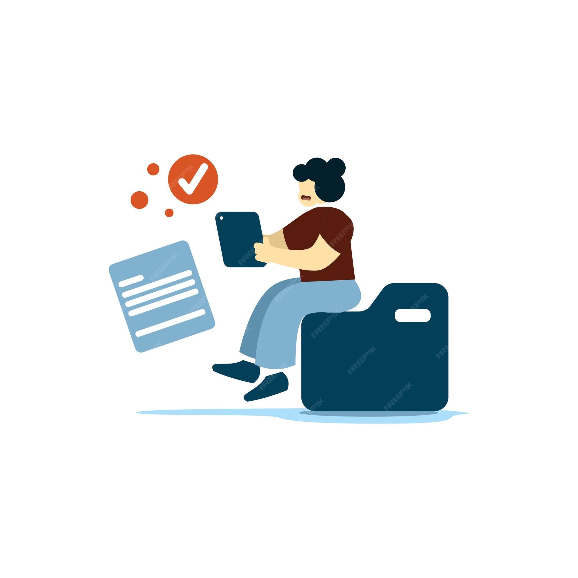 Premium Vector | Interface control document UI and UX designers create ...