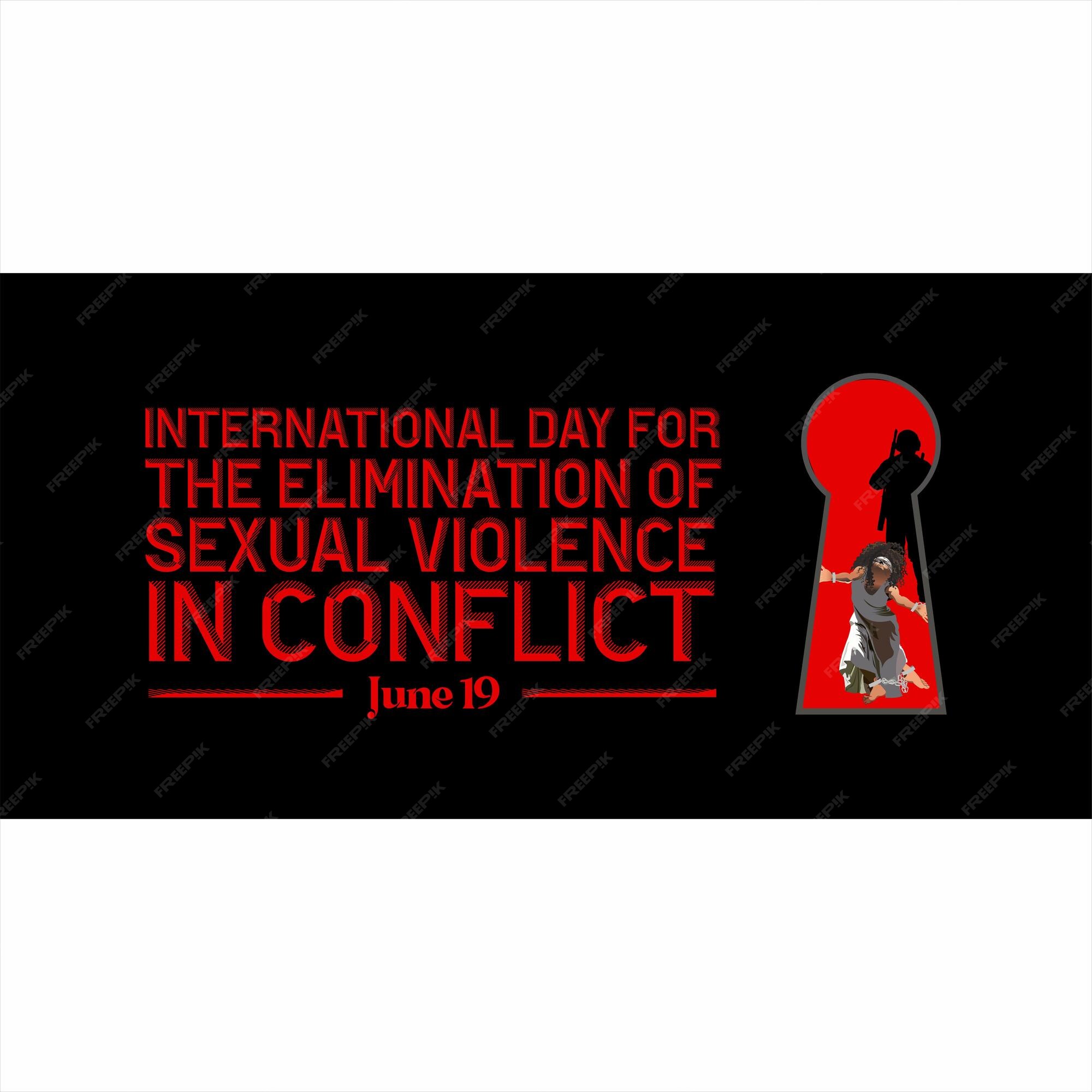 Premium Vector International Day For The Elimination Of Sexual