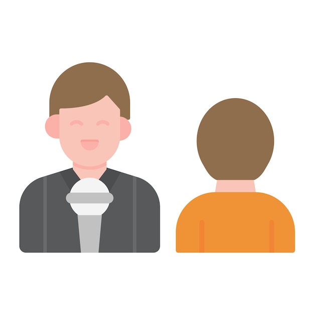 Premium Vector | Interview vector illustration style Premium Vector | Interview vector illustration style