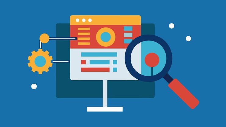 Premium Vector | An intimate view of a machine learning interface with ...
