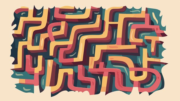 Intricate Labyrinth Maze Challenging the Mind | Premium AI-generated vector Intricate Labyrinth Maze Challenging the Mind | Premium AI-generated vector