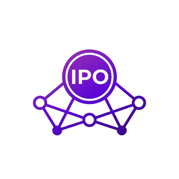 Premium Vector | IPO icon Initial public offering Premium Vector | IPO icon Initial public offering