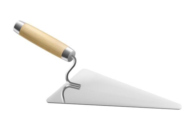 Premium Vector | Isometric cement trowel isolated on white background ... Premium Vector | Isometric cement trowel isolated on white background ...