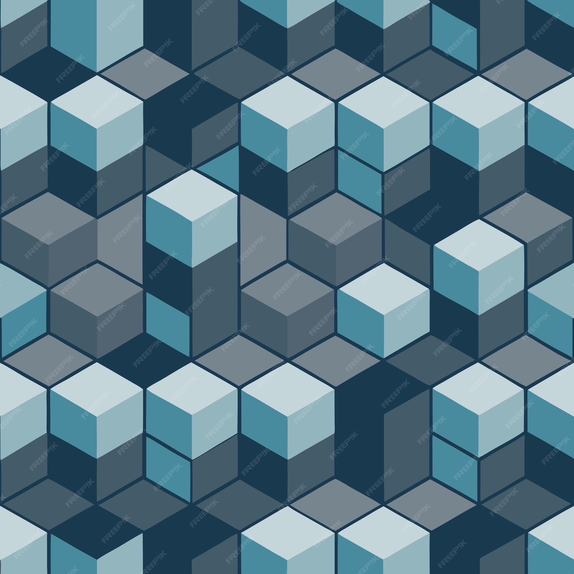 Isometric Cubes minimalist background featuring isometric cubes in a ...