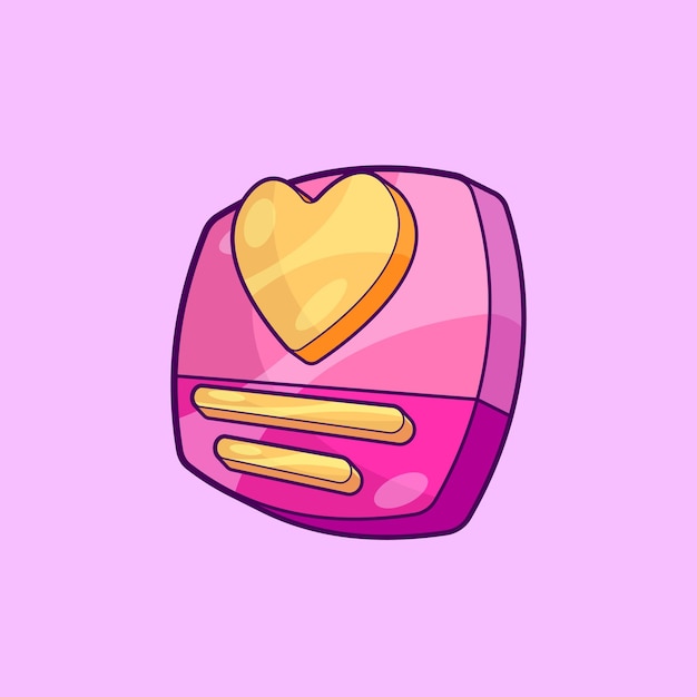 Premium Vector | Isometric user interface clip art with heart shape vector Premium Vector | Isometric user interface clip art with heart shape vector