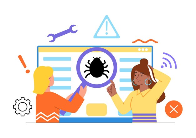 Testing Bug Vectors And Illustrations For Free Download