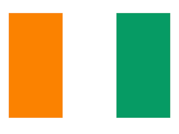 Premium Vector Ivory Coast Flag Official Country Flag World Flag Icon