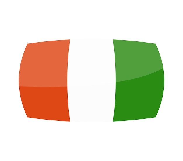 Premium Vector Ivory Coast Flag