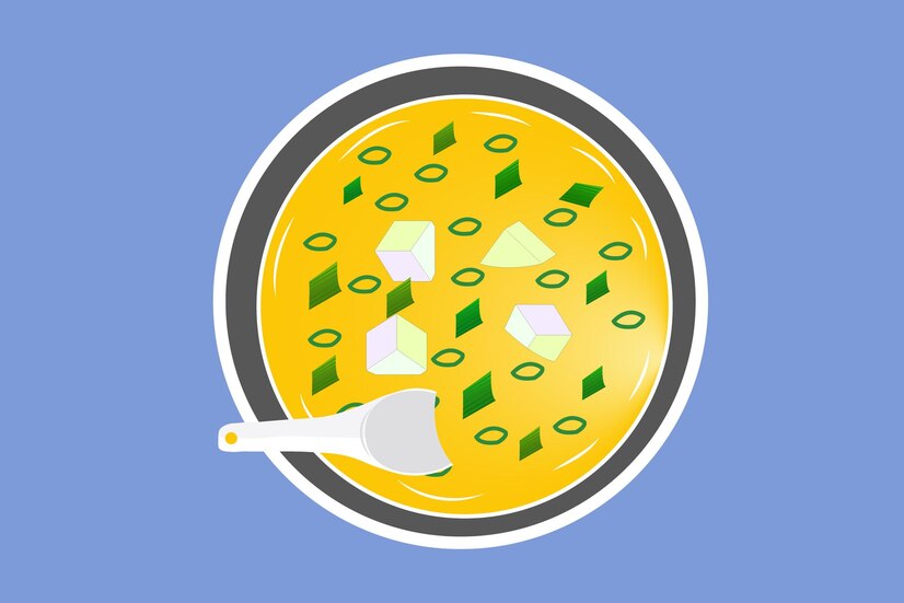 Premium Vector Japanese Miso Soup Vector Design