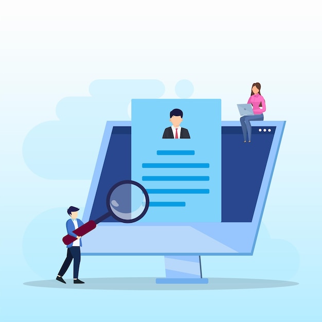 Premium Vector | Join our team we are hiring concept vector illustration Premium Vector | Join our team we are hiring concept vector illustration