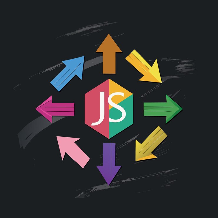 Premium Vector | JS Javascript modern programming language for software ...