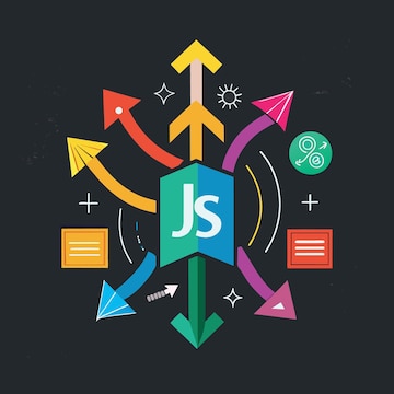 Premium Vector | JS Javascript modern programming language for software development or ...