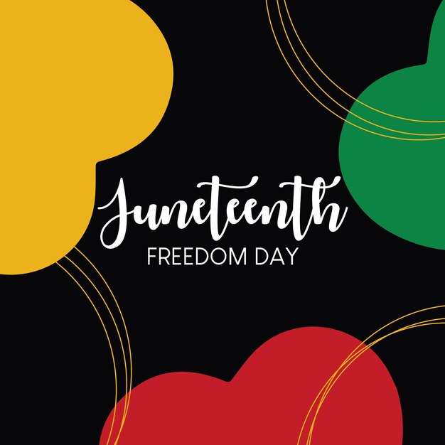 Premium Vector | Juneteenth freedom day Juneteenth vector Premium Vector | Juneteenth freedom day Juneteenth vector