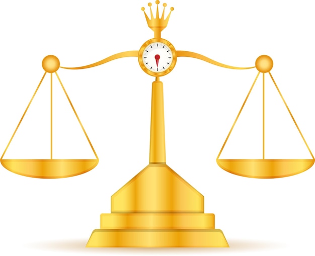Premium Vector | The Justice Scales, scales in a gold color design ... Premium Vector | The Justice Scales, scales in a gold color design ...
