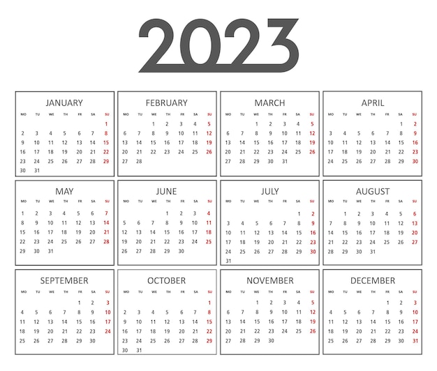 Afdrukbare Kalender 2023 Afbeeldingen - Gratis downloaden op Freepik Afdrukbare Kalender 2023 Afbeeldingen - Gratis downloaden op Freepik