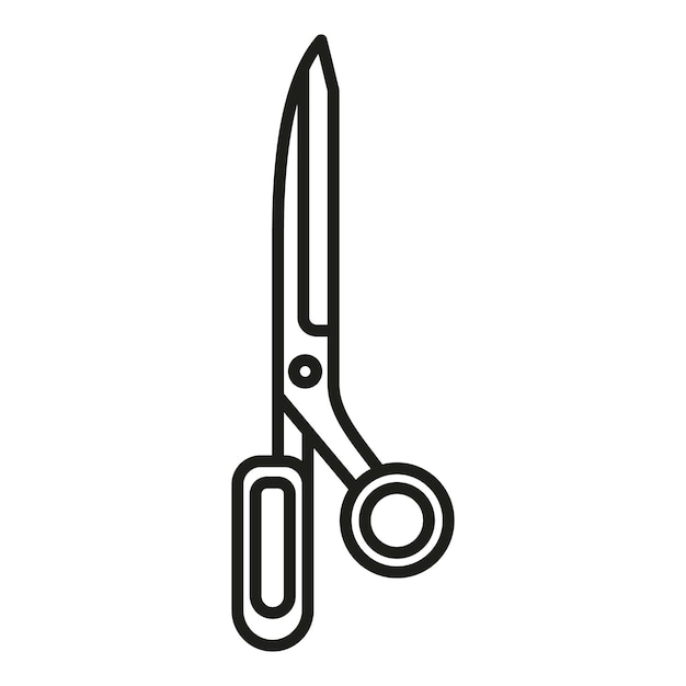 Premium Vector Knitting Scissors Icon Outline Vector Wool Knit Cloth