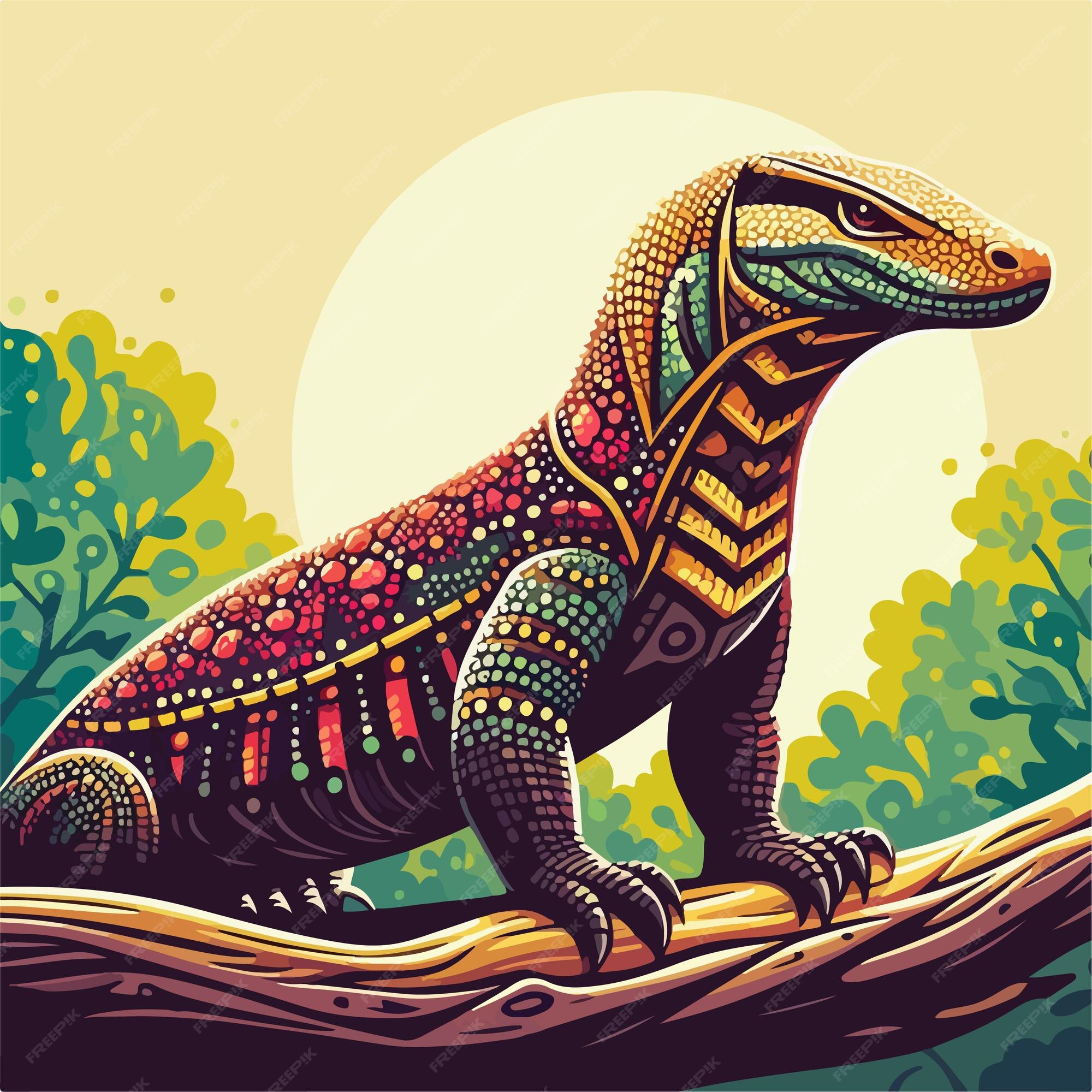 Premium Vector | Komodo ai generated image Premium Vector | Komodo ai generated image