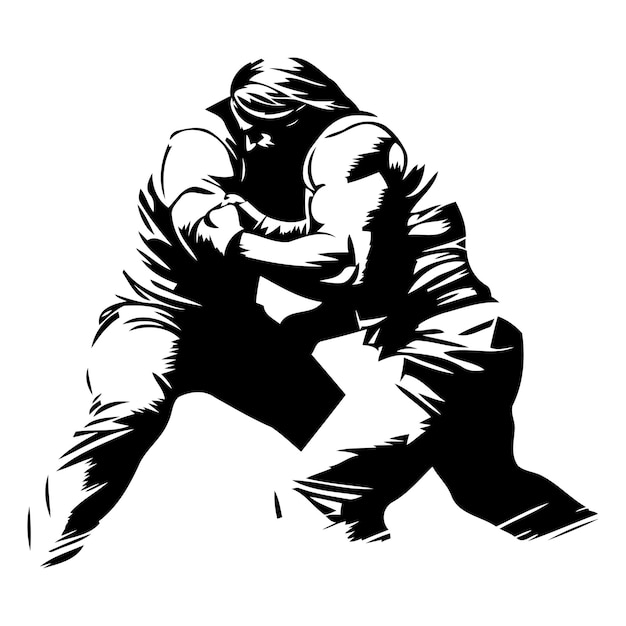 Premium Vector | Kung fu vector illustration kung fu fighterial arts Premium Vector | Kung fu vector illustration kung fu fighterial arts