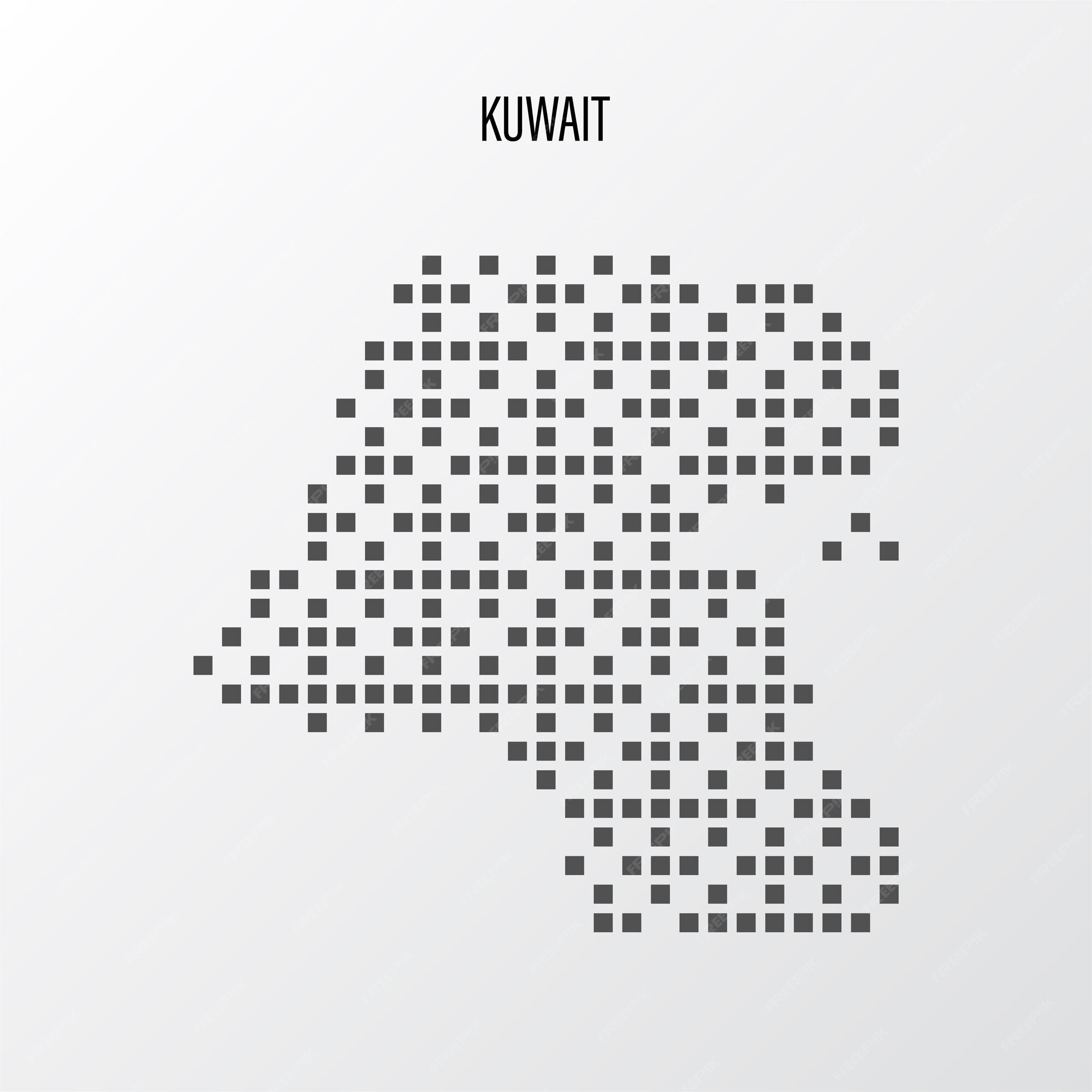 Premium Vector | Kuwait Map Premium Vector | Kuwait Map