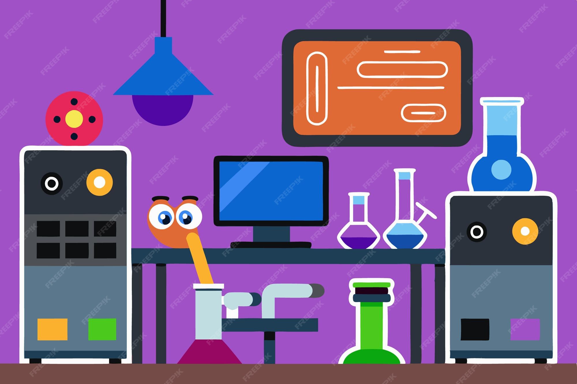 Premium Vector Lab Space For Coding And Programming Exercises Vector