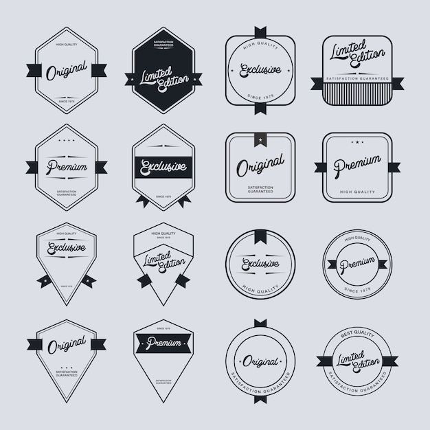 Premium Vector | Label sticker Premium Vector | Label sticker