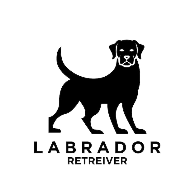 Premium Vector | Labrador Retriever logo icon design illustration Premium Vector | Labrador Retriever logo icon design illustration