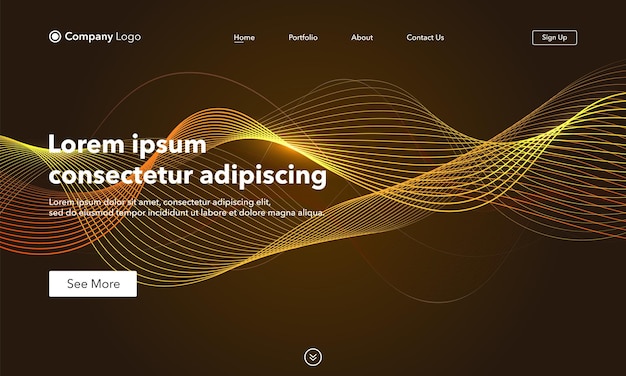Premium Vector | Landing page. abstract template for websites. Premium Vector | Landing page. abstract template for websites.