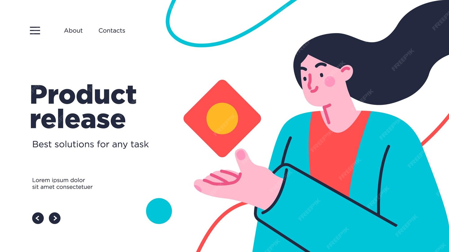 Premium Vector Landing Page Template Of Developing Computer Software Coding And Programming