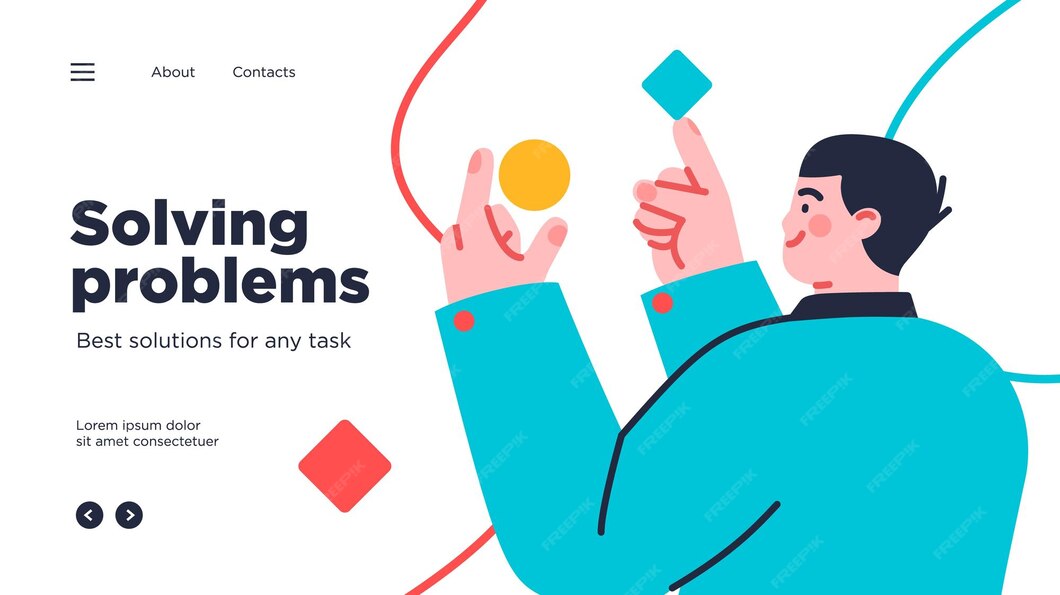 Premium Vector Landing Page Template Of Developing Computer Software Coding And Programming