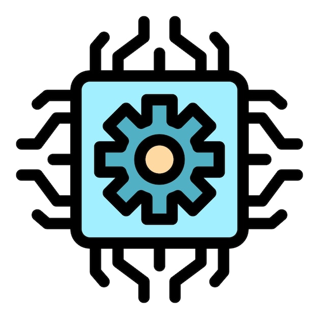 Premium Vector | Laptop processor icon outline laptop processor vector ... Premium Vector | Laptop processor icon outline laptop processor vector ...
